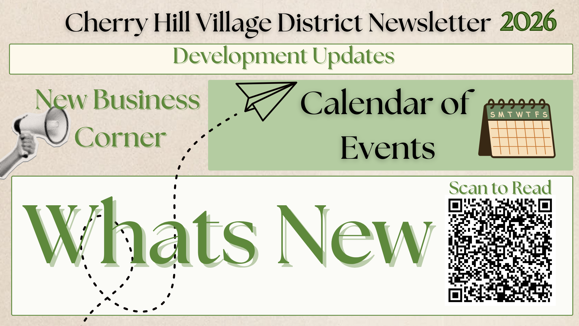 Cherry Hill Village District Newsletter: January 2026 - Village Arts ...